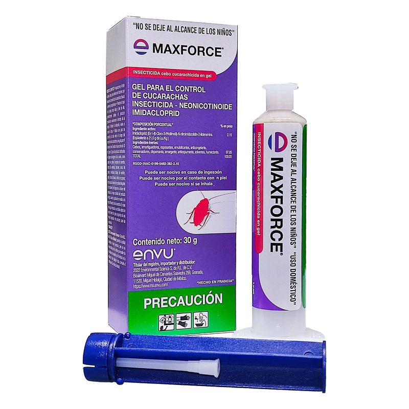 Insecticida para cucarachas en gel jeringa 30g Envu Maxforce – Avotools